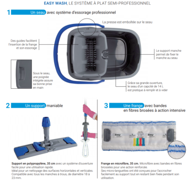EASY WASH Kit Seau 14 Litres