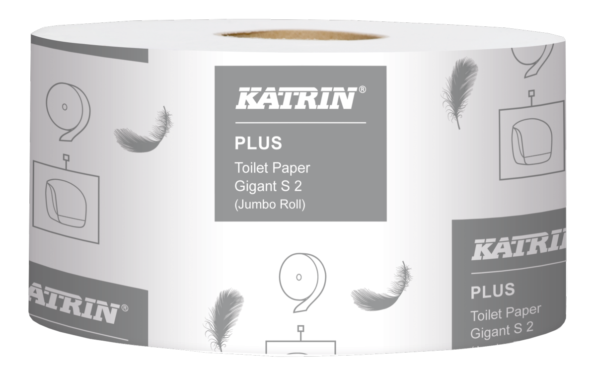 Papier Hygiénique Mini-Jumbo pure ouate blanche 2 plis 180m PREMIUM KATRIN